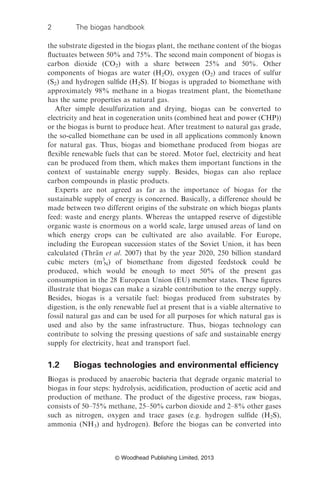 The biogas handbook - Science, production and applications | PDF