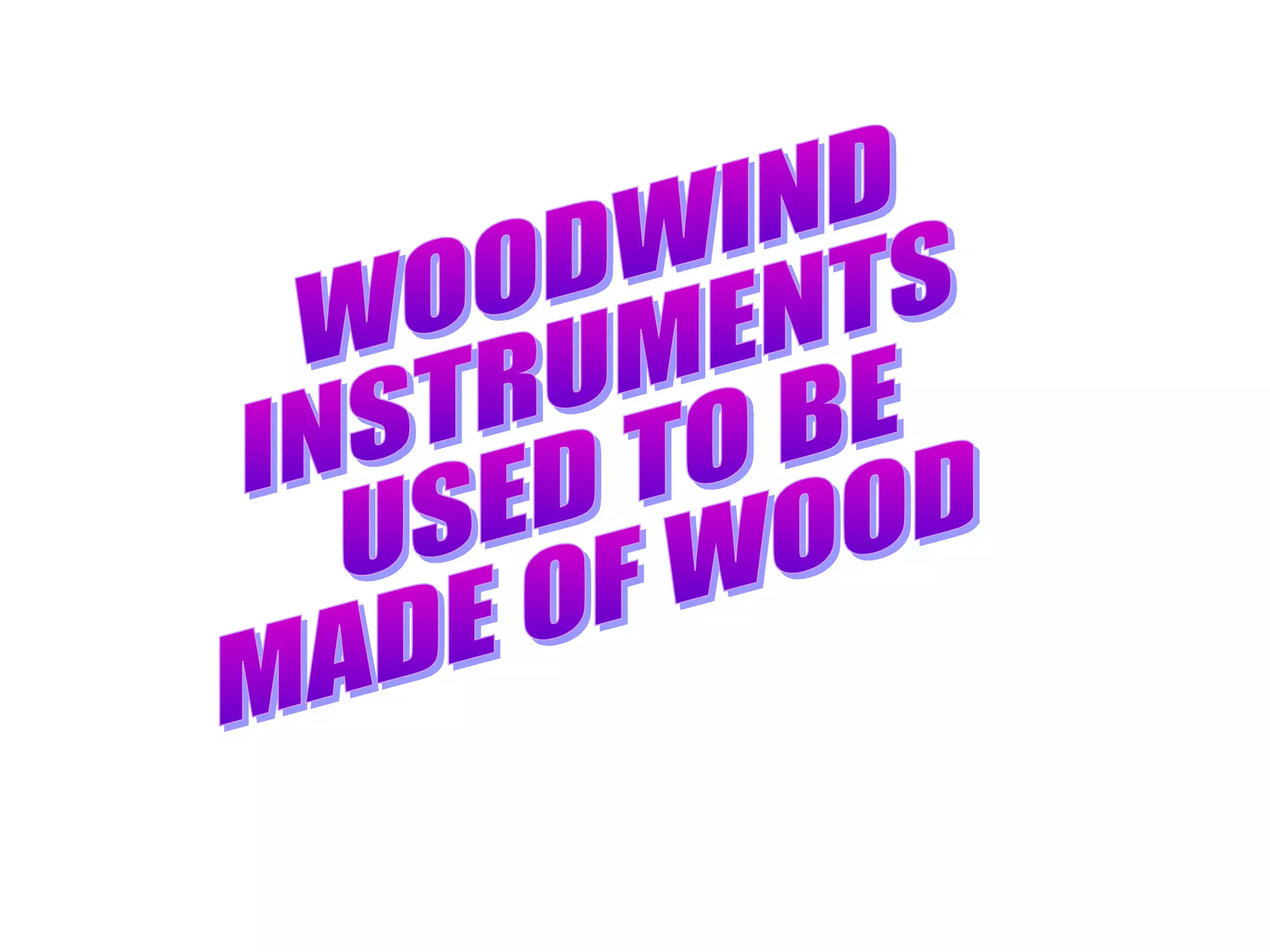 Wood instruments | PPT