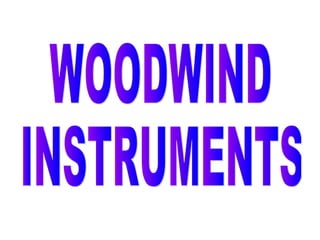 Wood instruments | PPT