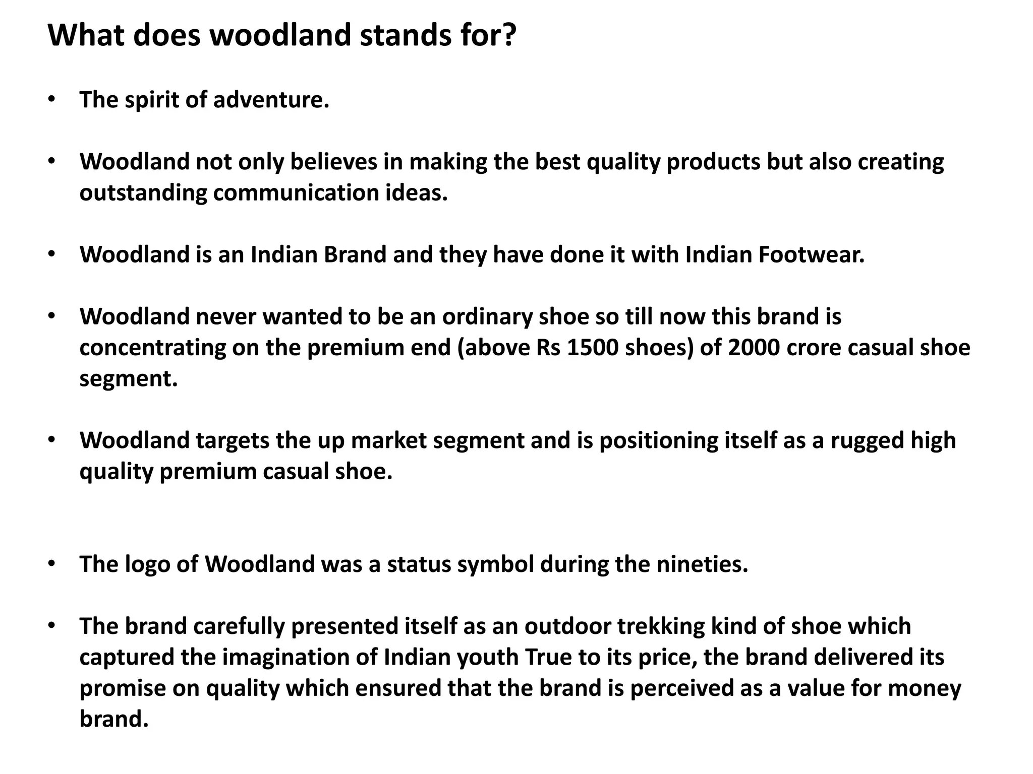 Wood land brand study | PPTX