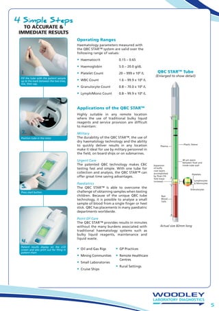 Woodley Lab Diagnostics Product Brochure 2011 | PDF