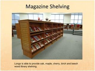 Wood Library Furniture and Shelving For Libraries | PPT