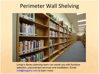 Wood Library Furniture and Shelving For Libraries | PPT