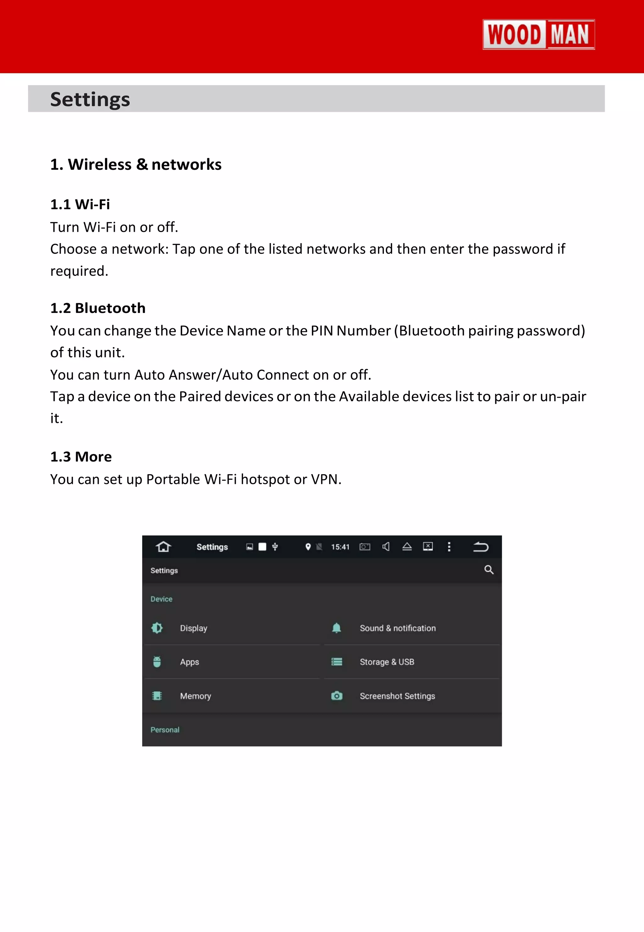 Woodman android manual | PDF