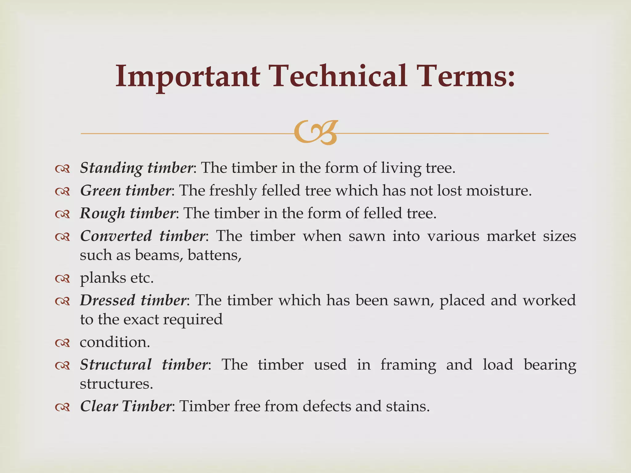 Wood material and timber | PPTX