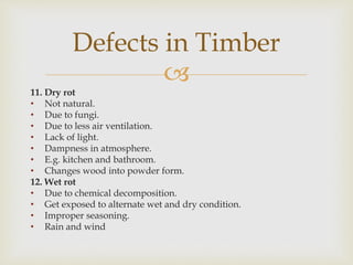 Wood material and timber | PPTX