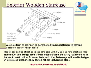 Wood panelling & staircase | PPT