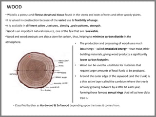 Wood paint glass material presentation | PPTX