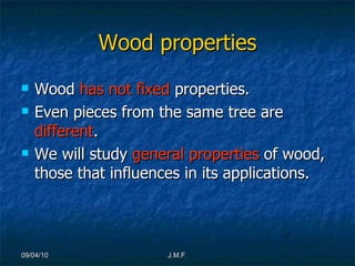 Wood Properties | PPT