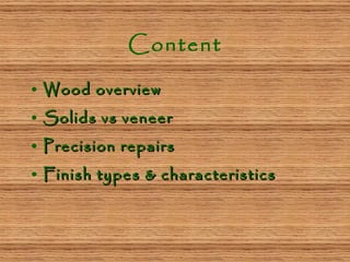 Wood Refinishing | PPT