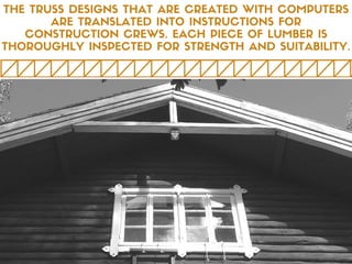 Wood Roof Trusses: Advanced Technology in Building Design | PDF