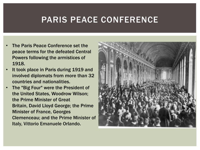 Woodrow wilson’s 14 point plan | PPTX | Political Issues & policy ...