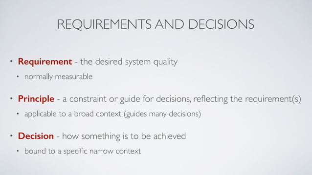 Using Software Architecture Principles In Practice Ppt