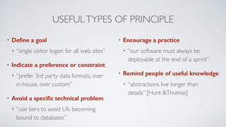 Using Software Architecture Principles in Practice | PPT