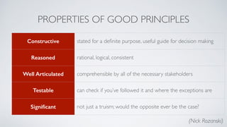 Using Software Architecture Principles in Practice | PPT
