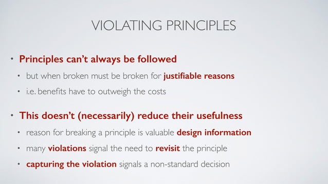 Using Software Architecture Principles In Practice Ppt