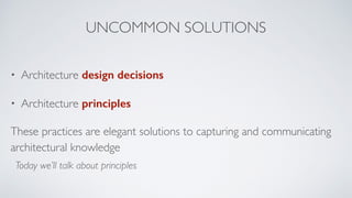 Using Software Architecture Principles in Practice | PPT