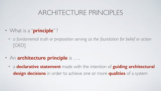 Using Software Architecture Principles in Practice | PPT
