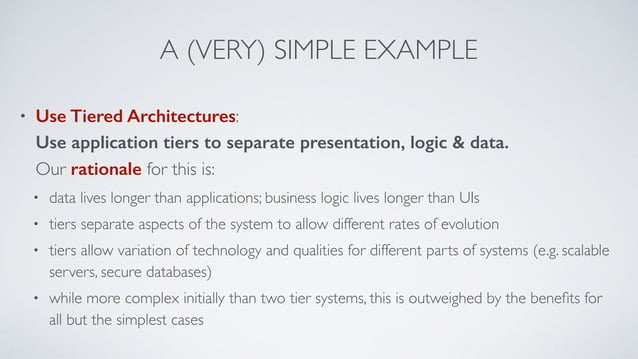 Using Software Architecture Principles In Practice Ppt
