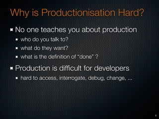 Getting Your System to Production and Keeping it There | PDF ...