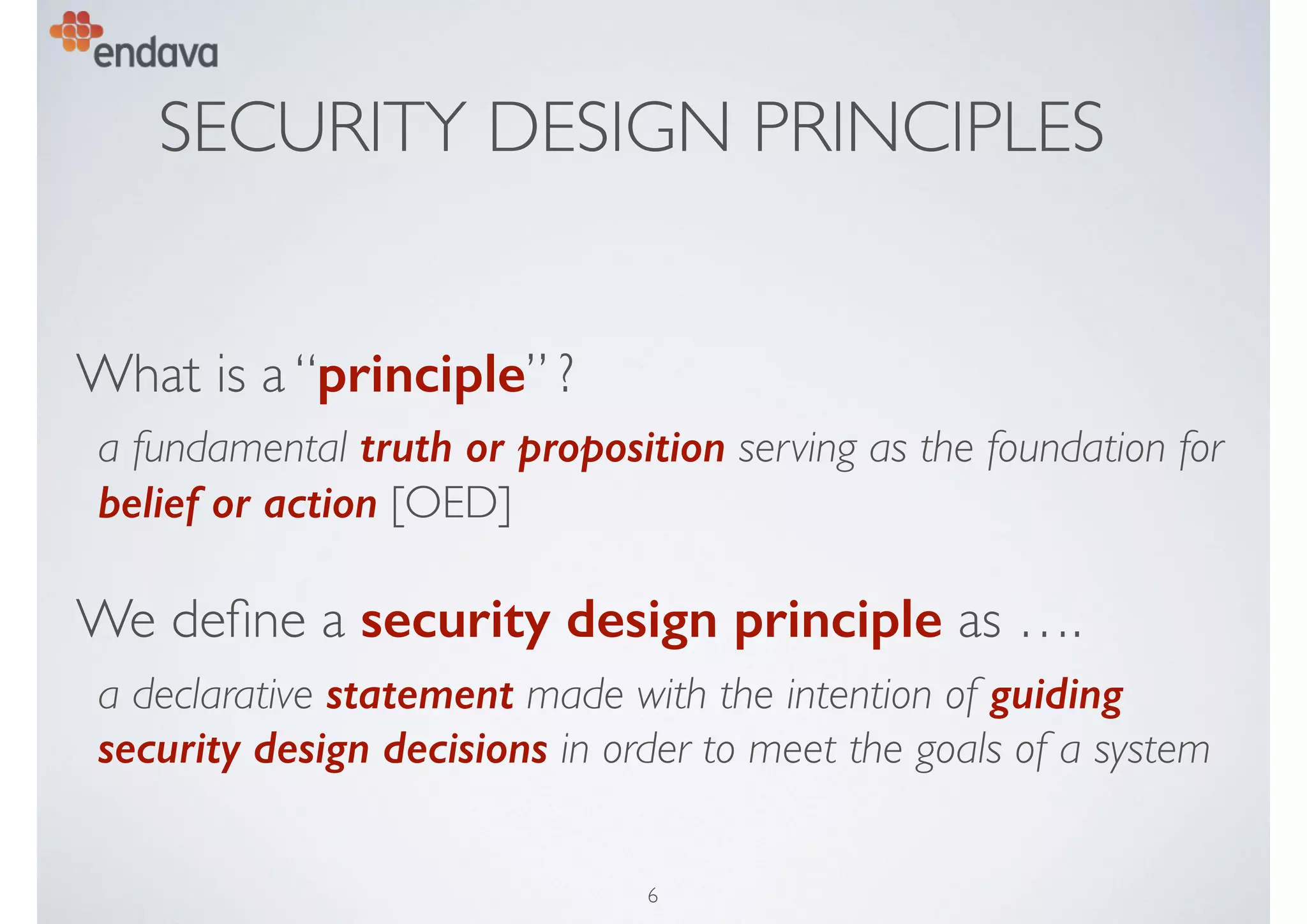 Secure by Design - Security Design Principles for the Rest of Us | PDF ...