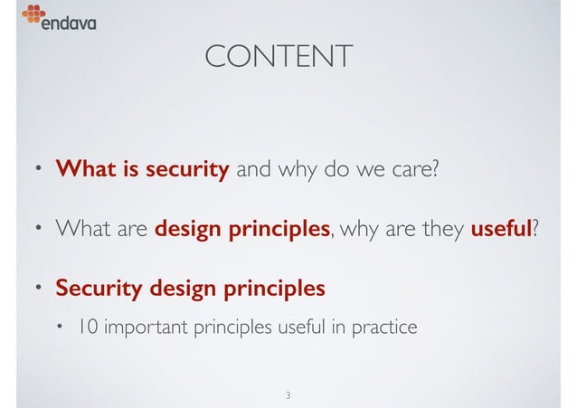 Secure by Design - Security Design Principles for the Rest of Us | PDF ...