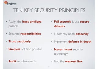Secure by Design - Security Design Principles for the Rest of Us | PDF