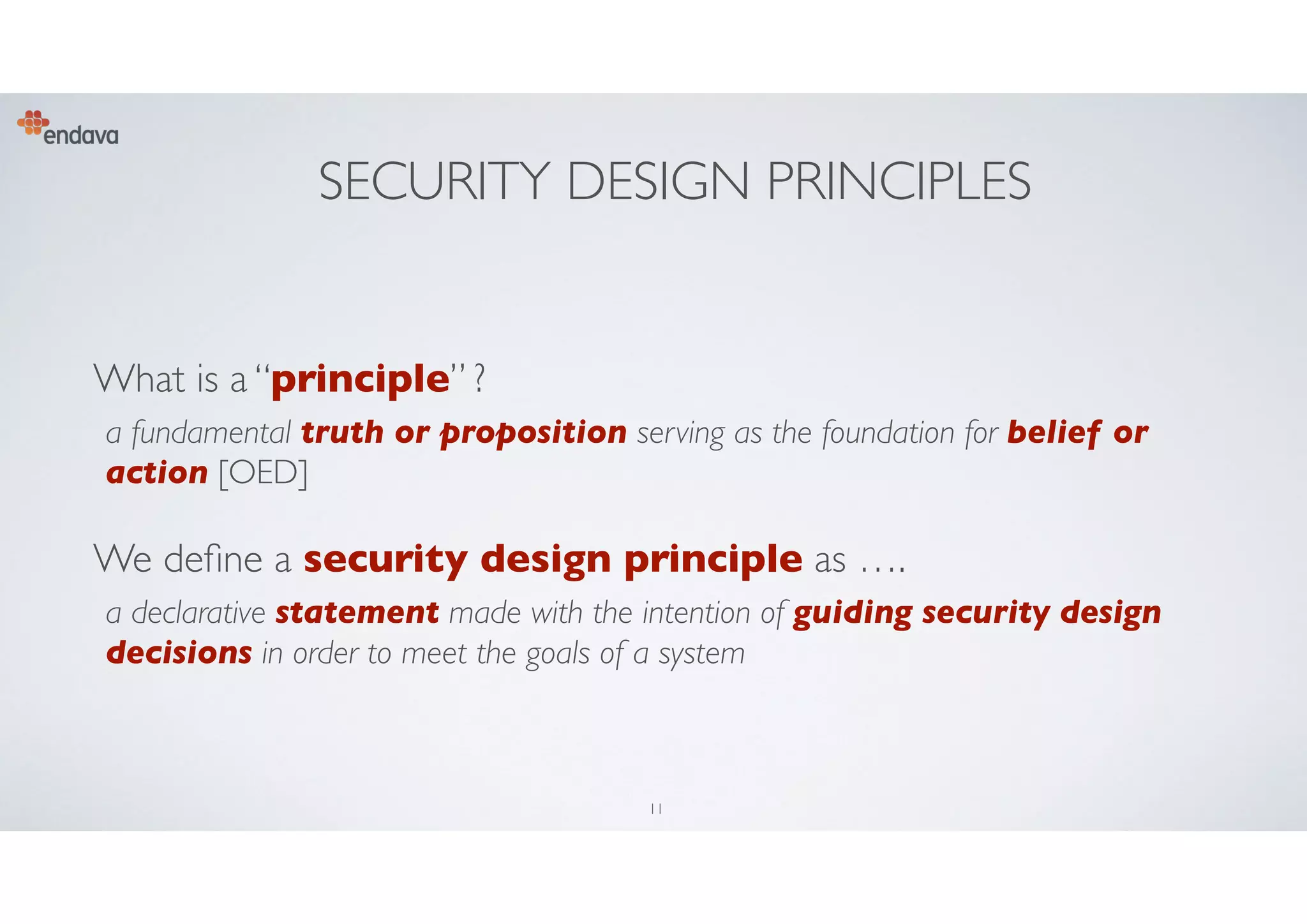 Secure by Design - Security Design Principles for the Working Architect ...