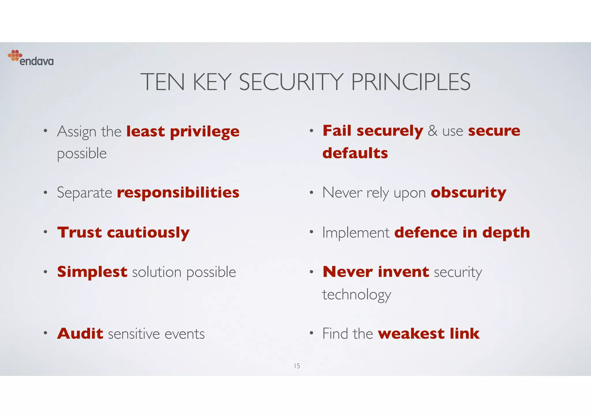 Secure by Design - Security Design Principles for the Working Architect ...