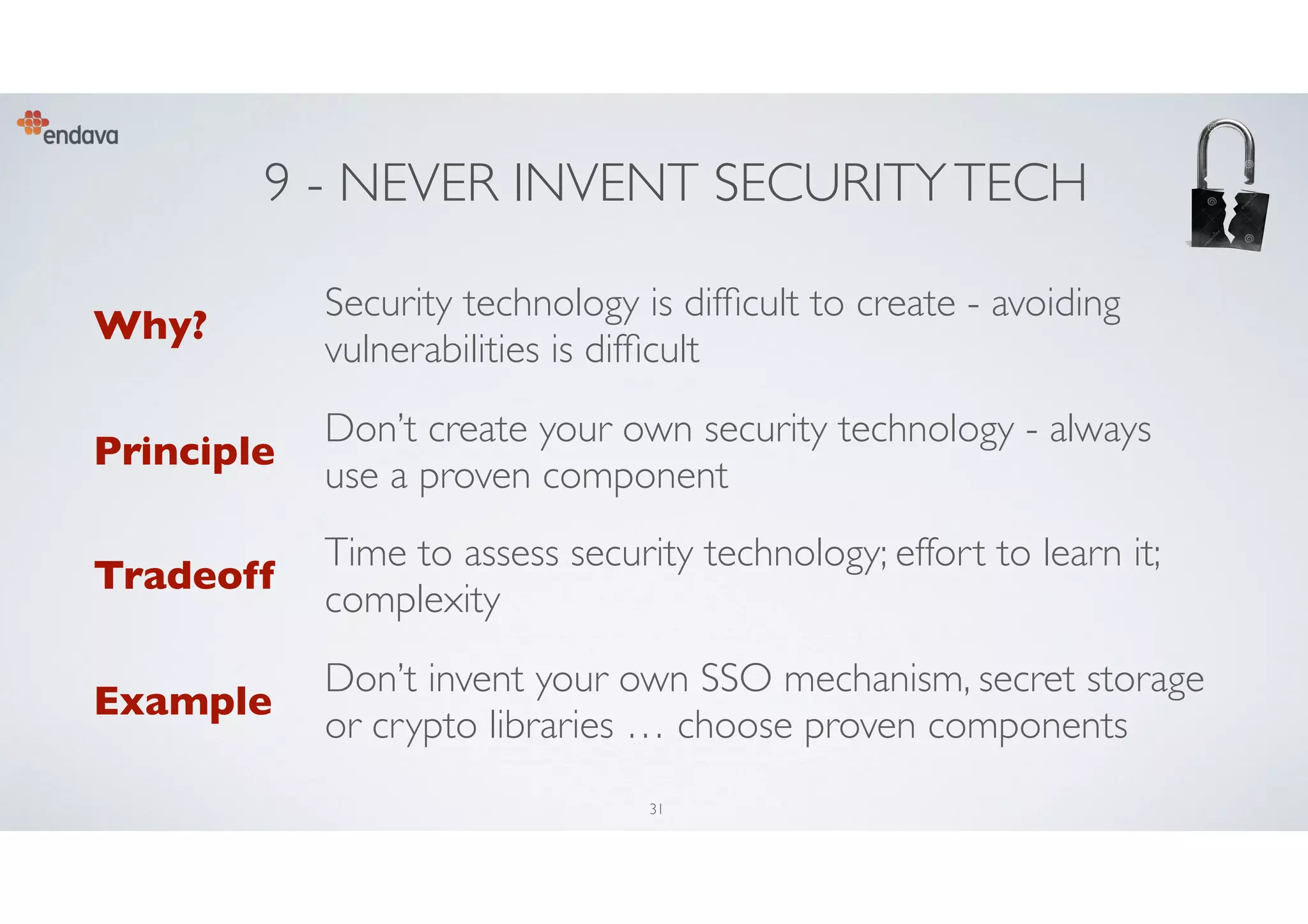 Secure by Design - Security Design Principles for the Working Architect ...