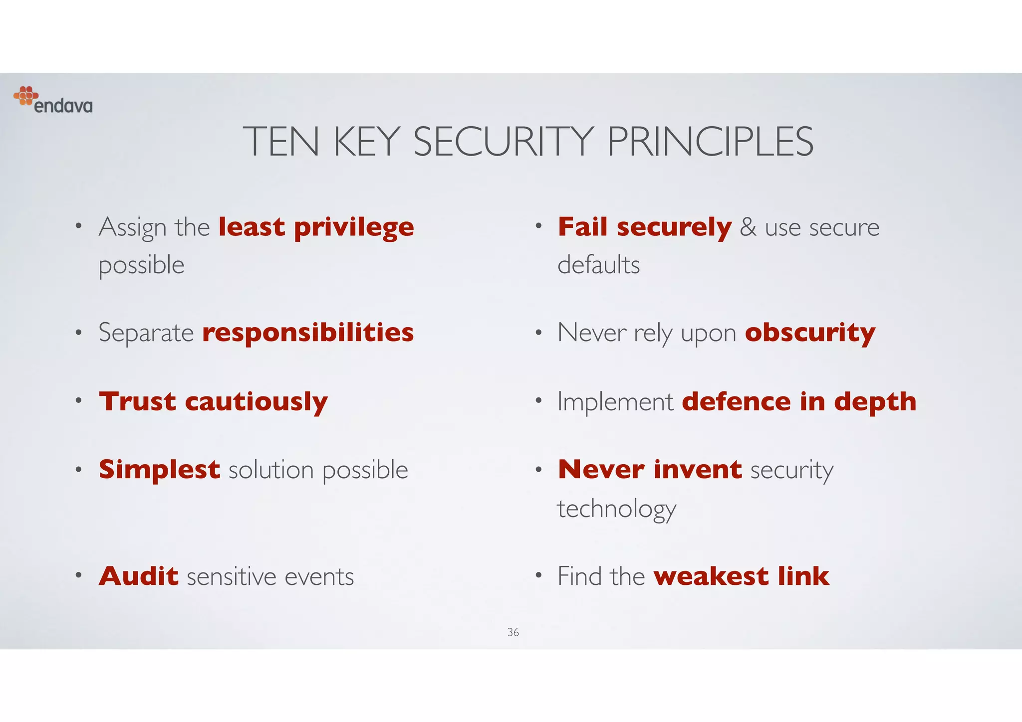 Secure by Design - Security Design Principles for the Working Architect ...