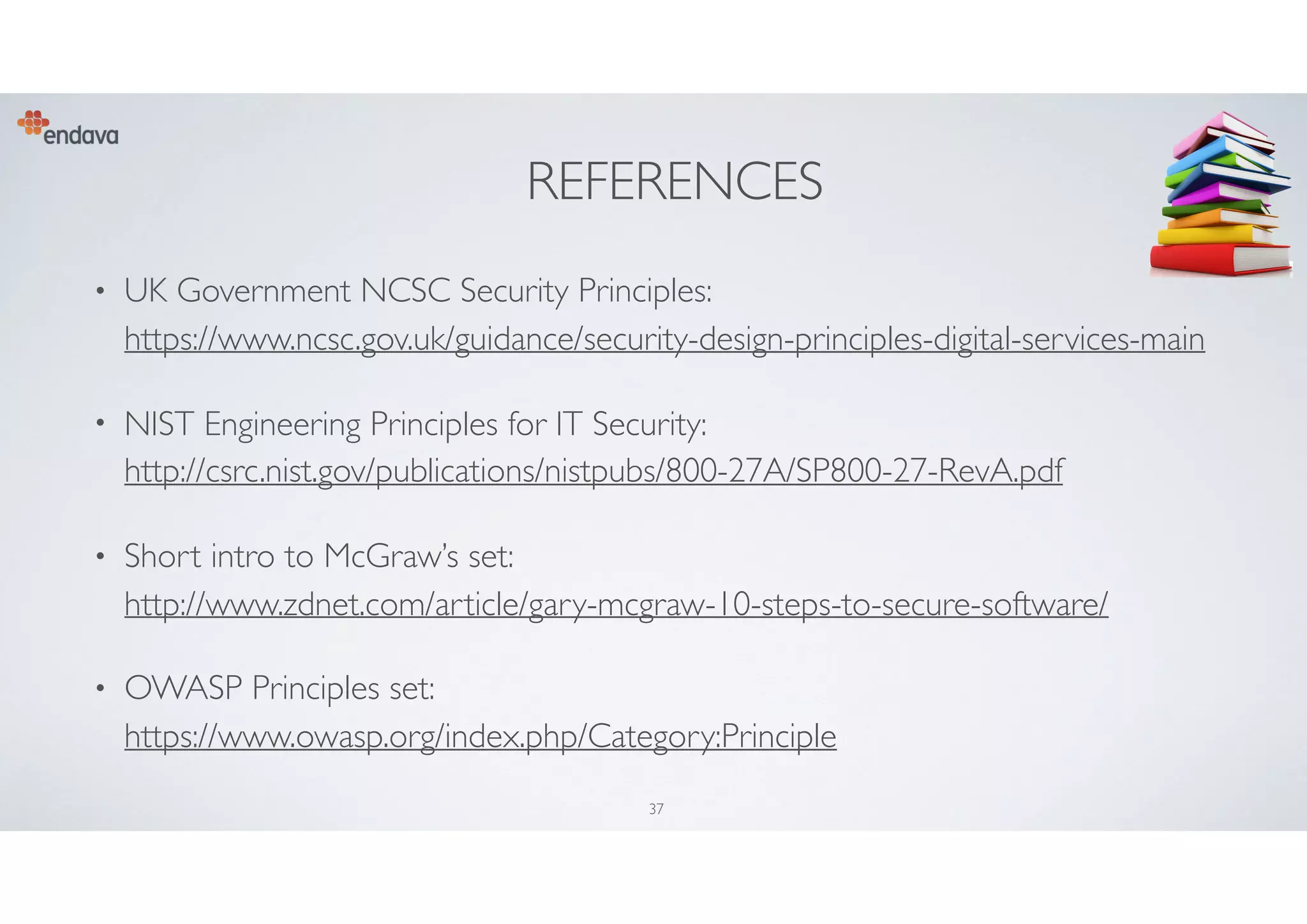 Secure By Design Security Design Principles For The Working Architect