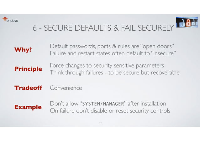 Secure by Design - Security Design Principles for the Working Architect ...