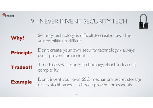 Secure by Design - Security Design Principles for the Working Architect ...
