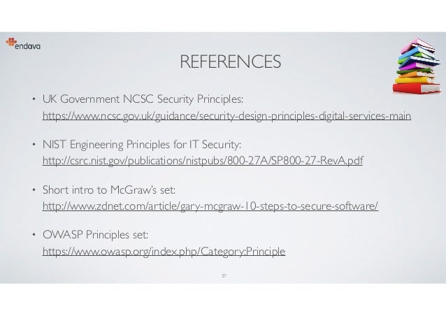 Secure By Design Security Design Principles For The Working Archite…