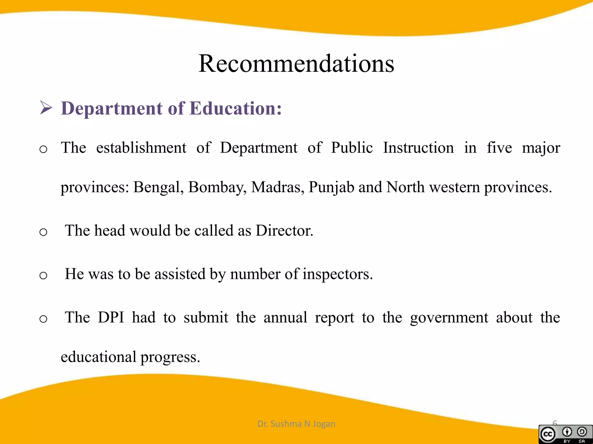 Wood's despatch 1854 | PPT