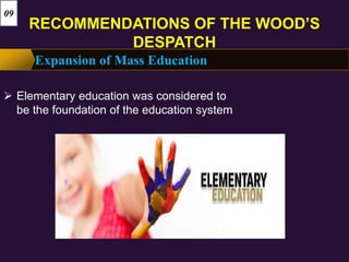 Wood's dispatch 1854 by Muhammad Kashif | PPTX