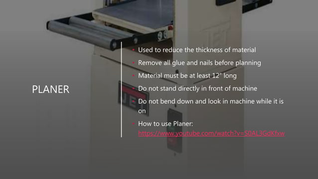 Woodshop safety | PPTX | Woodworking | Arts and Crafts