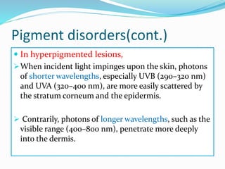 Wood’s light in dermatology | PPTX