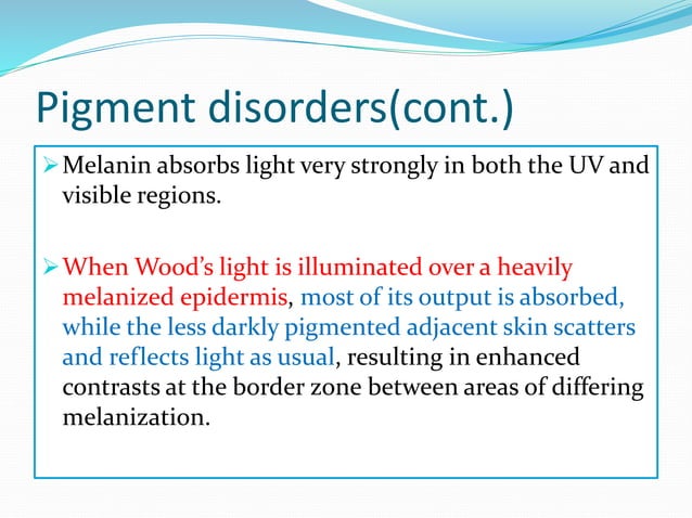 Wood’s light in dermatology | PPTX | Skin and Dermatology | Diseases ...