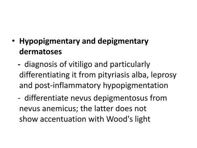 Wood's lamp by aseem | PPT