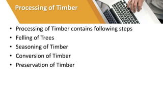 Wood structure as a Building material | PPTX