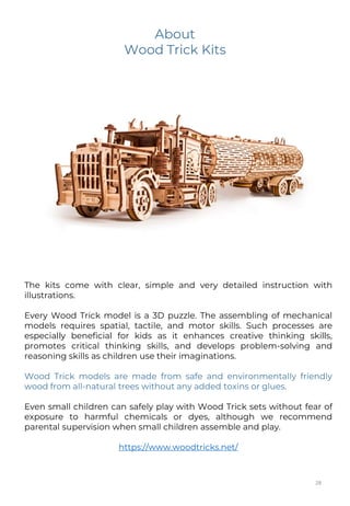 Wood trick catalog of wooden mechanical models wo prices | PDF