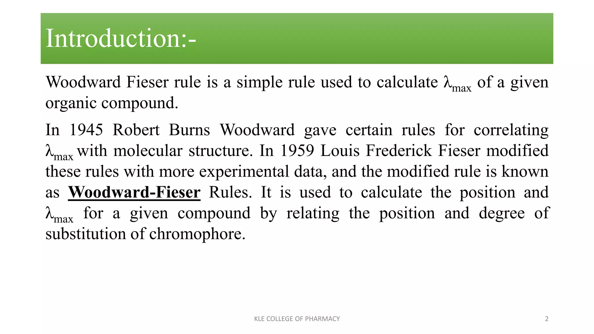 WOOD WARD FIESER RULE.pptx