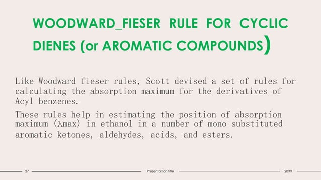 WOODWARD– FIESER RULES.pdf | Chemistry | Science