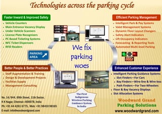 Woodward Grand - Parking Solutions, Chennai, Vehicle Scanning Systems | PDF
