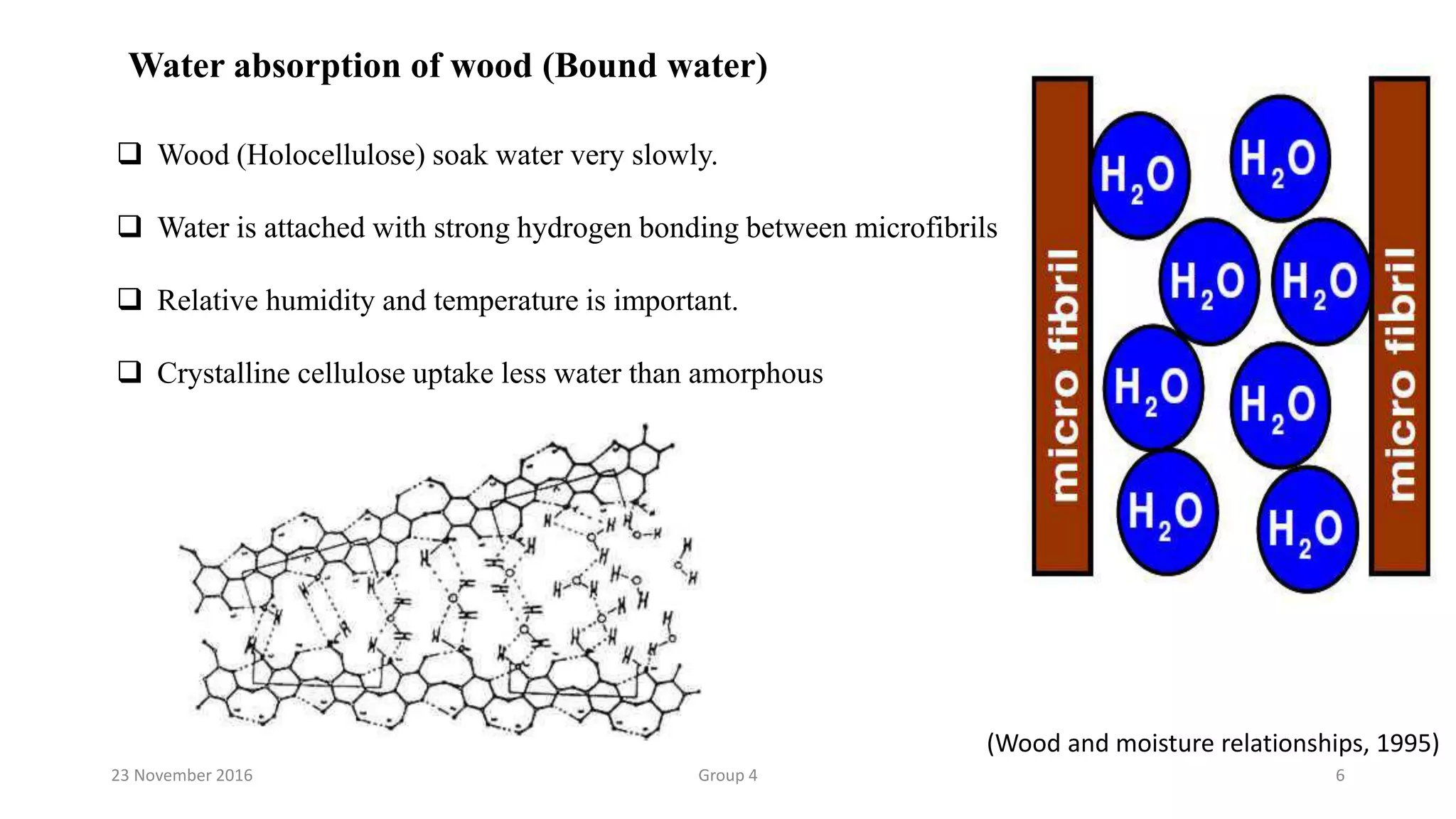 Wood water relationship and mechanical properties | PPTX