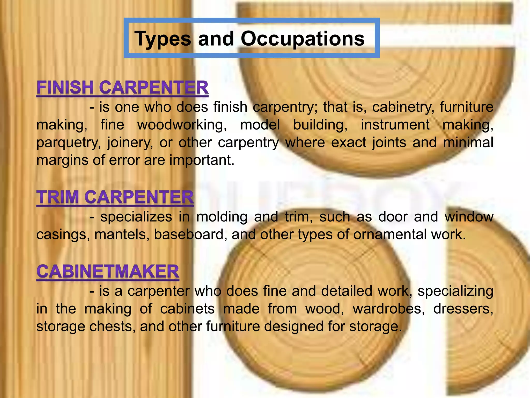Woodworking | PPTX