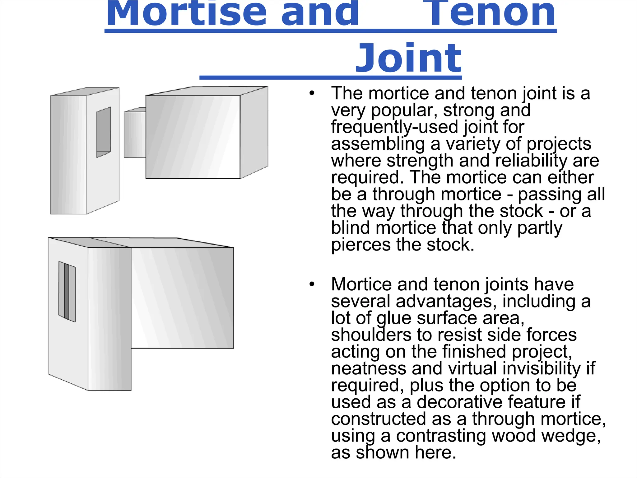 Woodworking-Joint types,Carpentry shop.pptx