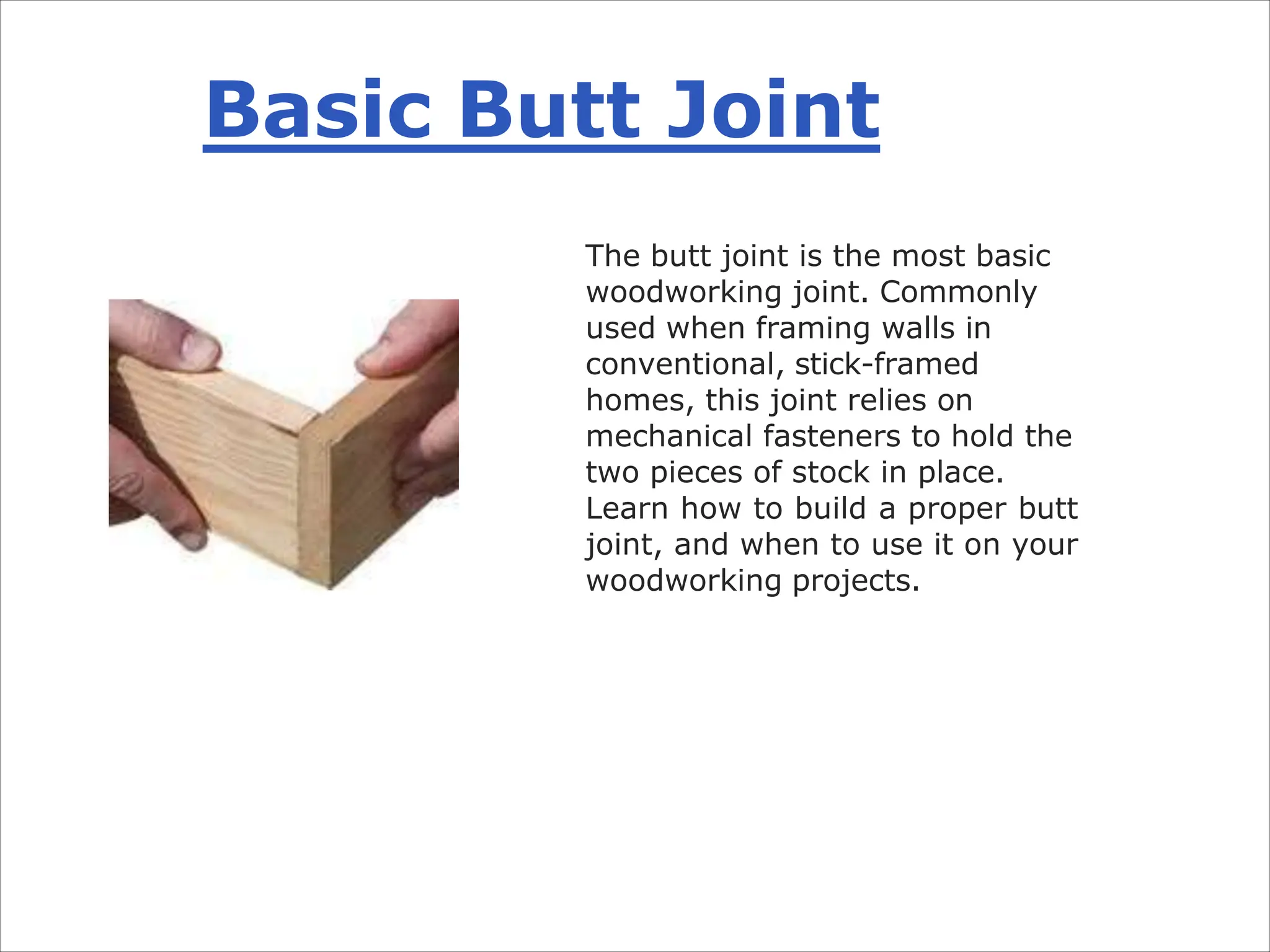 Woodworking-Joint types,Carpentry shop.pptx